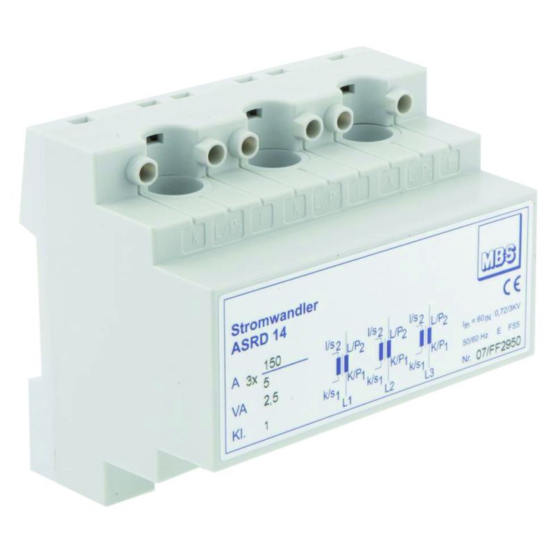 ASRD 14 3x150/1A 2.5VA Kl.1 - Dreiphasen-Stromwandlersätze | ASRD | 14 ...
